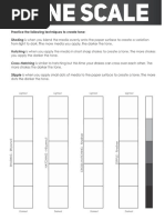 Value Scale Printable Worksheet | PDF | Pencil | Artistic Techniques