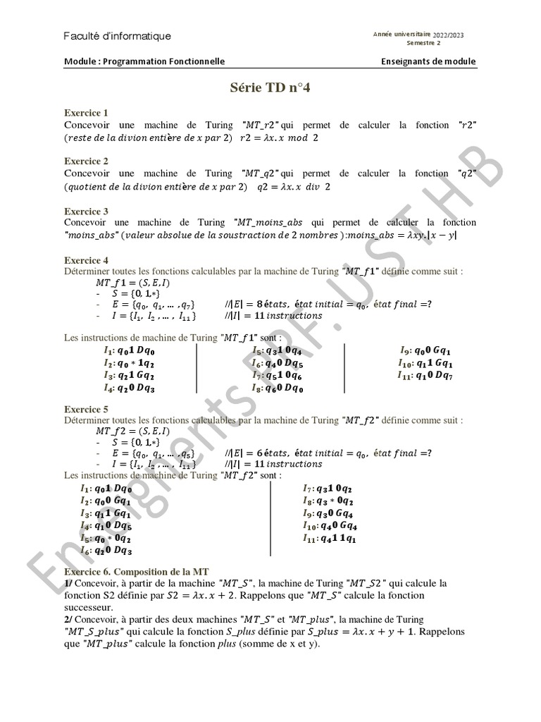 Série TD4 OPM | PDF | Informatique | Génie logiciel