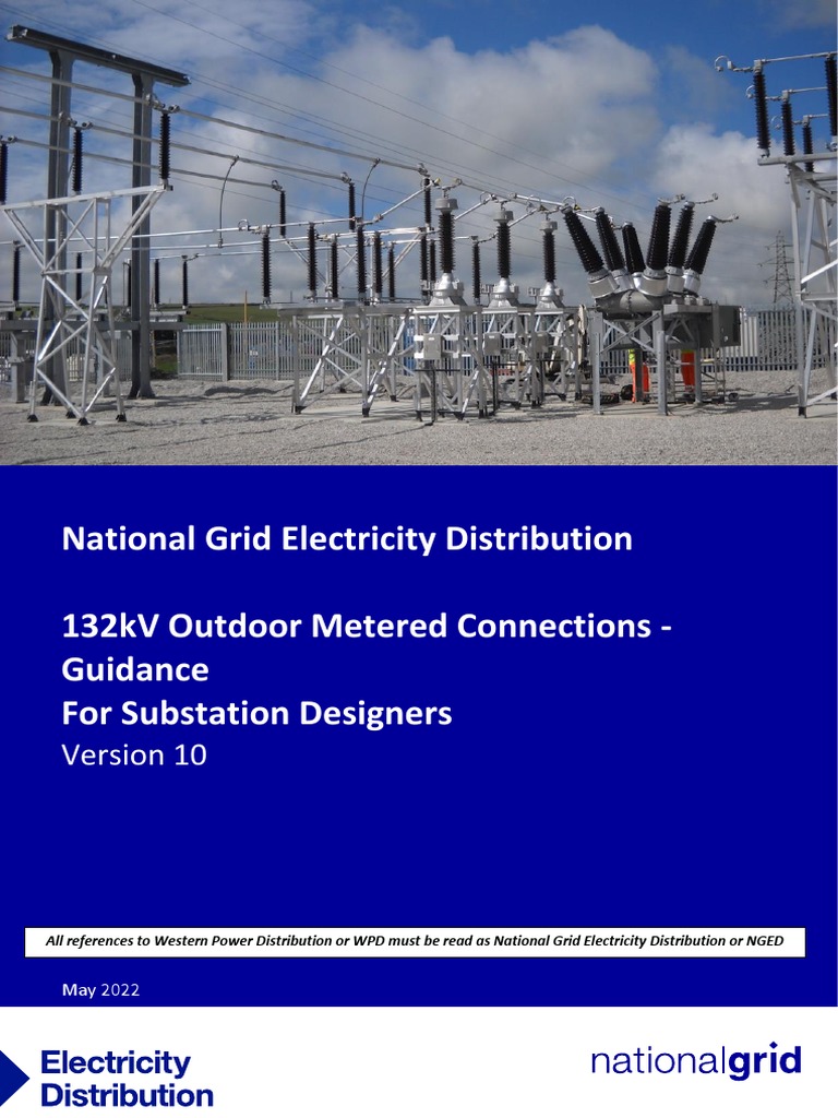 132kV Connection Guide - Version 10 | PDF | Electrical Substation | Electrical Wiring