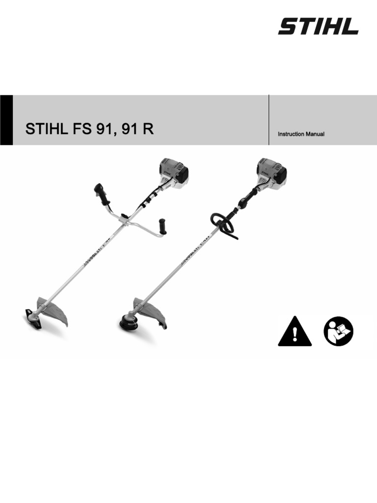 Stihl FS 91R Manual | PDF | Mower | Engines