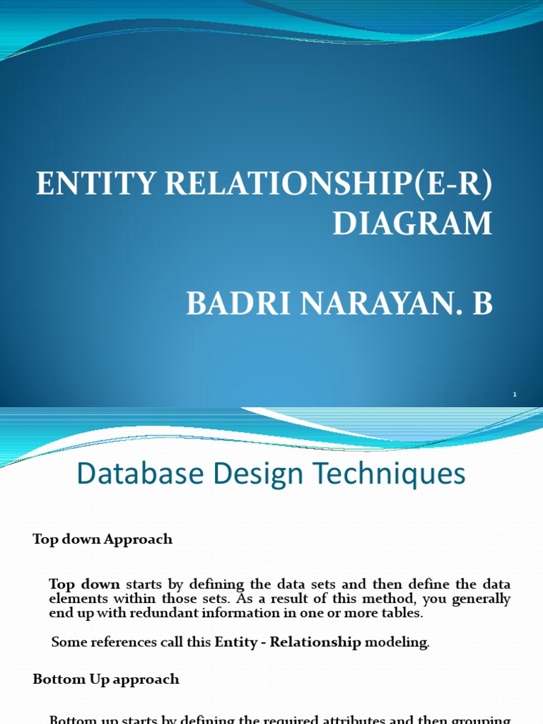 ER Diagram | PDF | Databases | Scientific Modeling