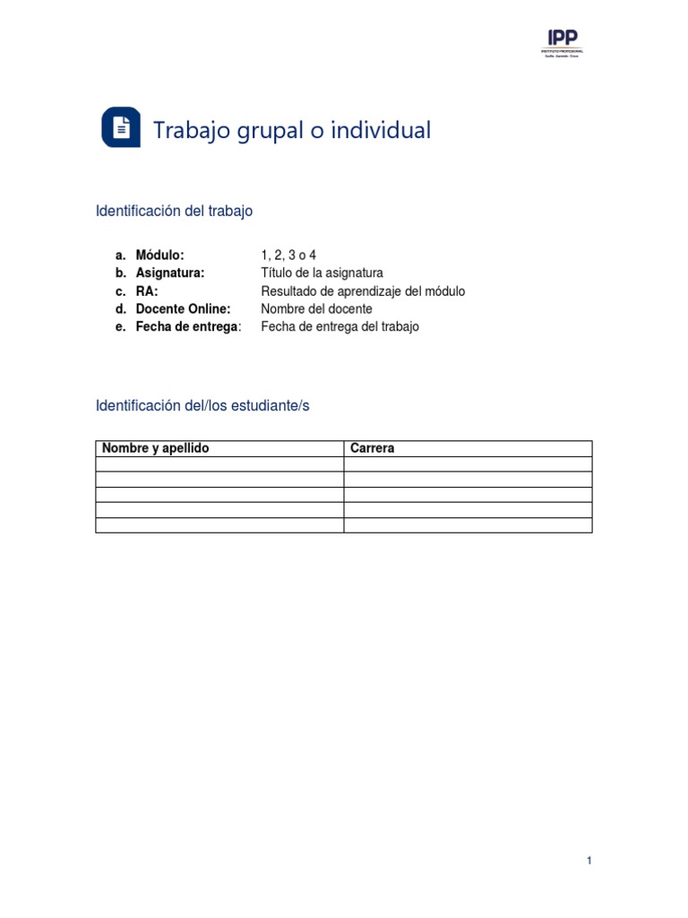 Formato - TG-TI Trabajos Ipp | PDF