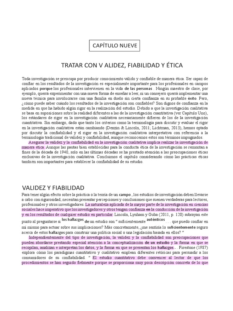 Cap 9 | PDF | Etnografía | Observación