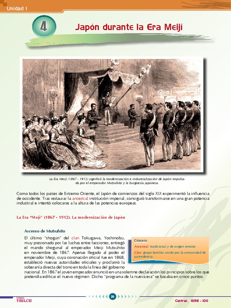 Modernización de Japón en la Era Meiji | PDF | Samurai | Japón