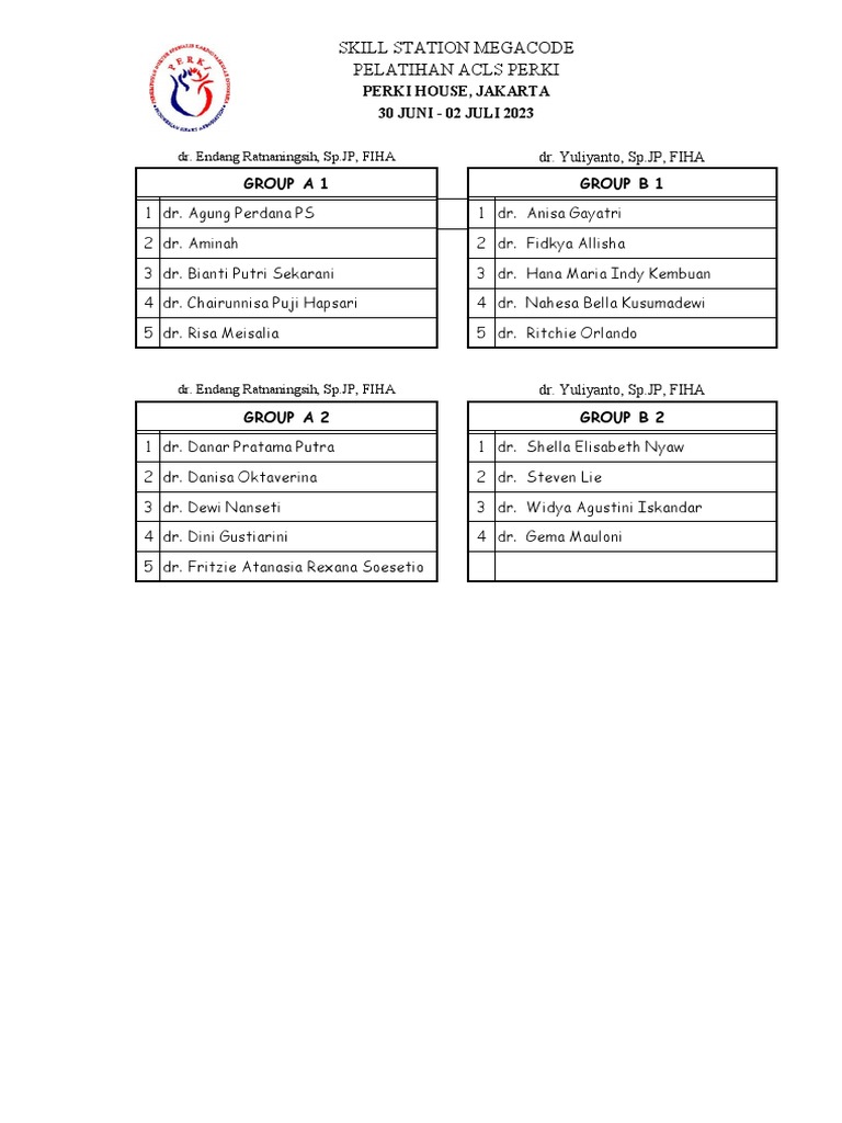 Group Megacode | PDF