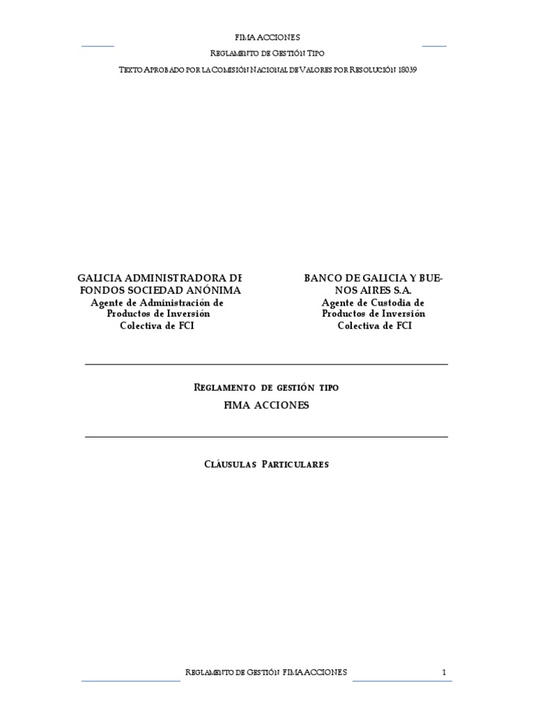 Fima-Acciones Fima | Descargar gratis PDF | Bolsa | Compartir (Finanzas)