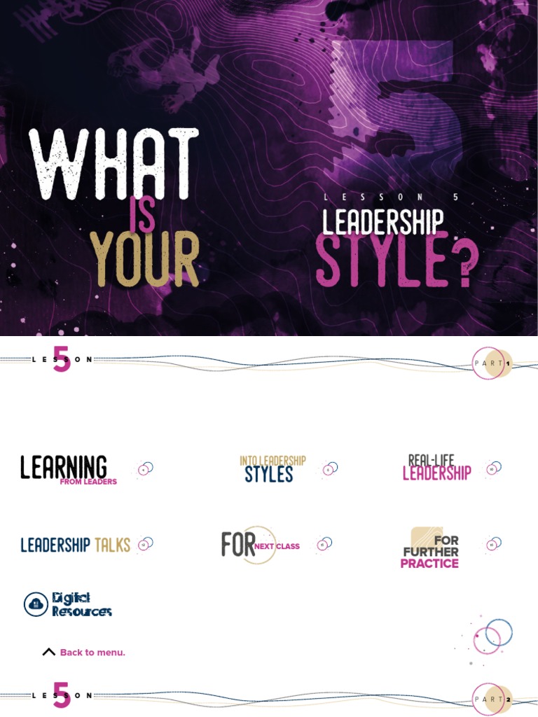 Lesson 5 - Teamwork and Leadership | PDF | Leadership