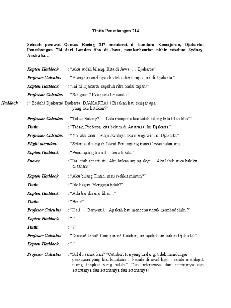 Tintin Flight 714 Kel Devidaffyyesi | PDF | Seni