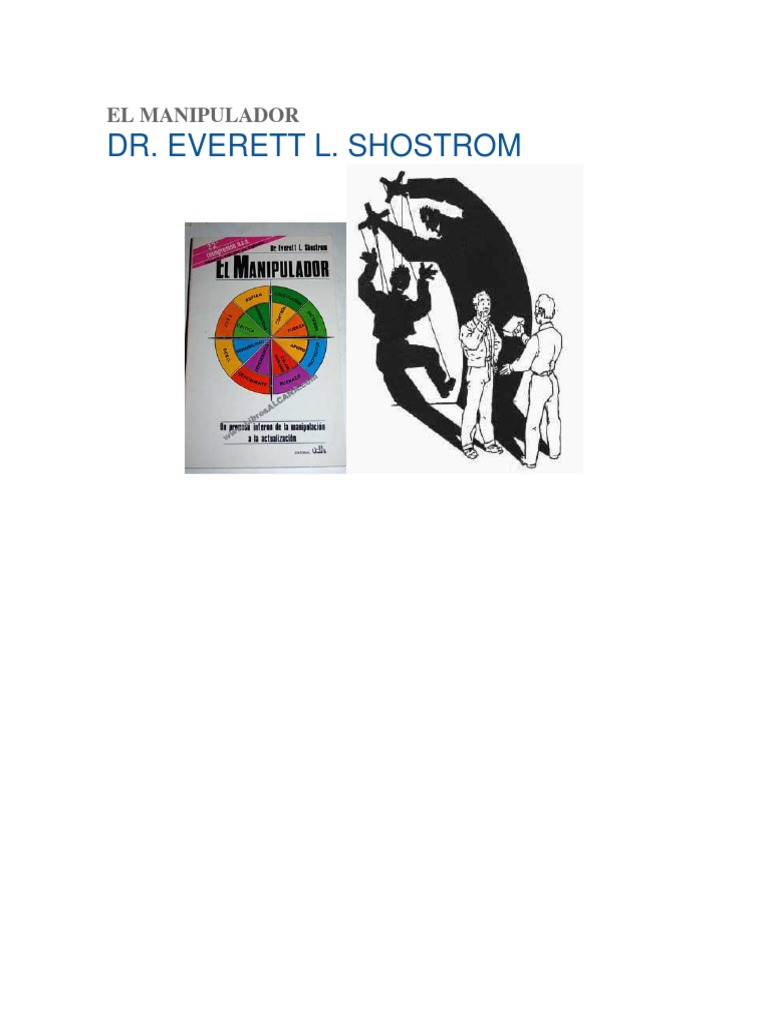 El Manipulador - Shostrom Everett L | PDF | Las emociones | Amor