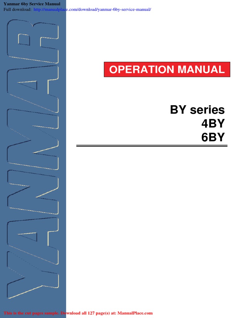 Yanmar 6by Service Manual | PDF | Computers | Technology & Engineering