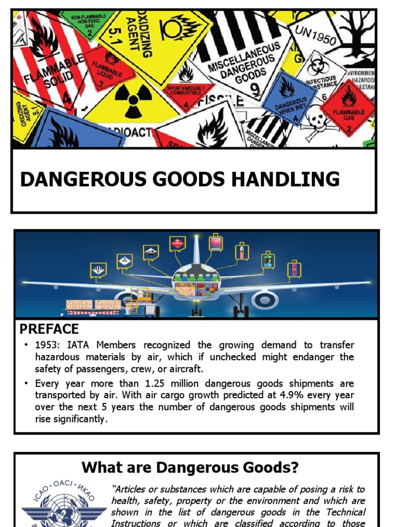 Dangerous Goods Handling Regulations | PDF | Dangerous Goods ...