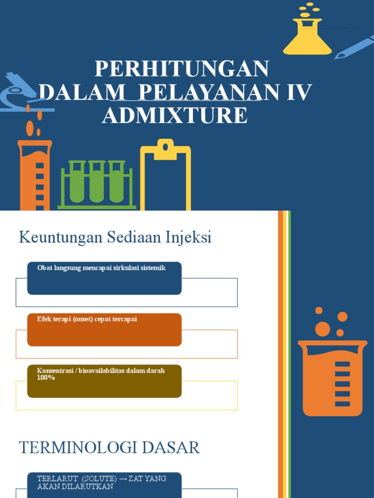 Perhitungan Dalam Pelayanan IV Admixture Fixed Banget | PDF