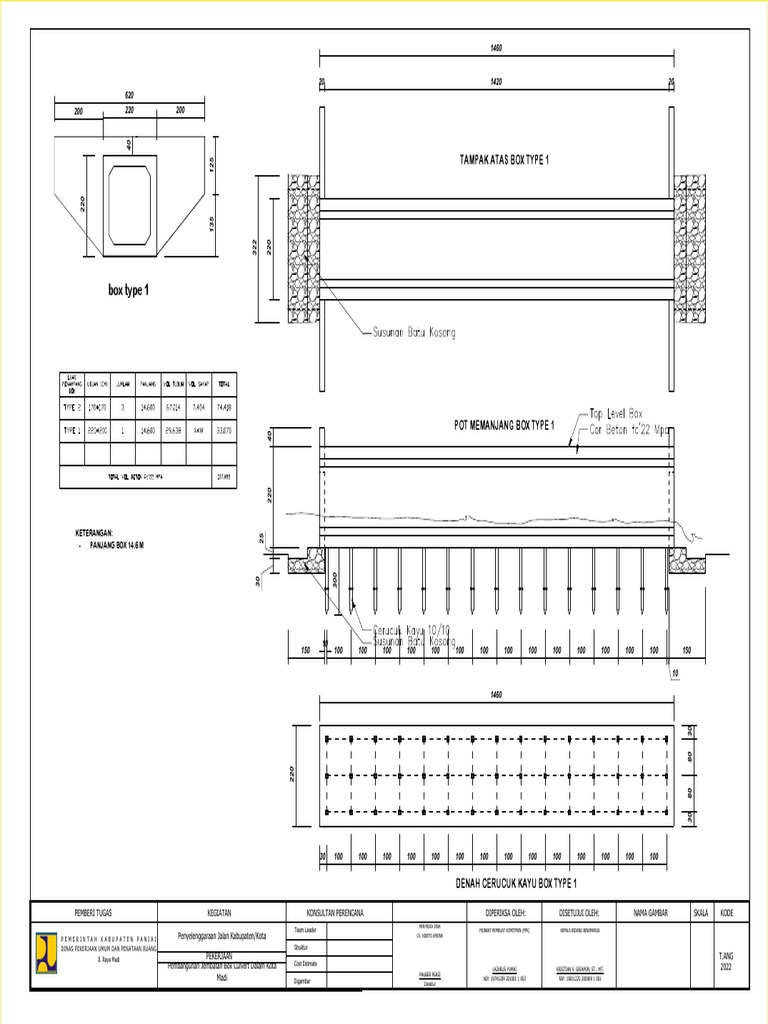TAMPAK BOX DAN DENAH CERUCUK-Model | PDF