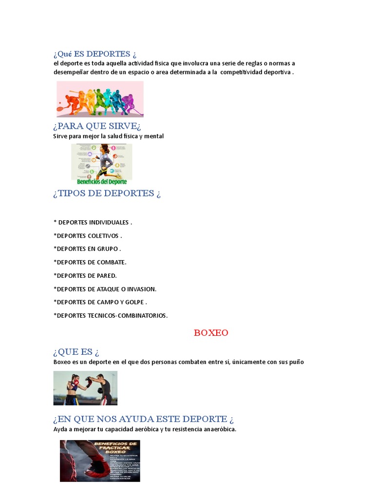 Deportes XXXX | PDF