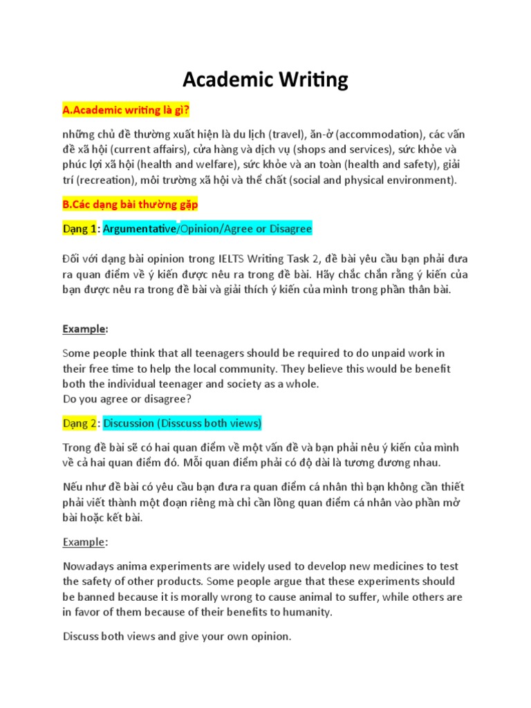 Academic Writing | PDF