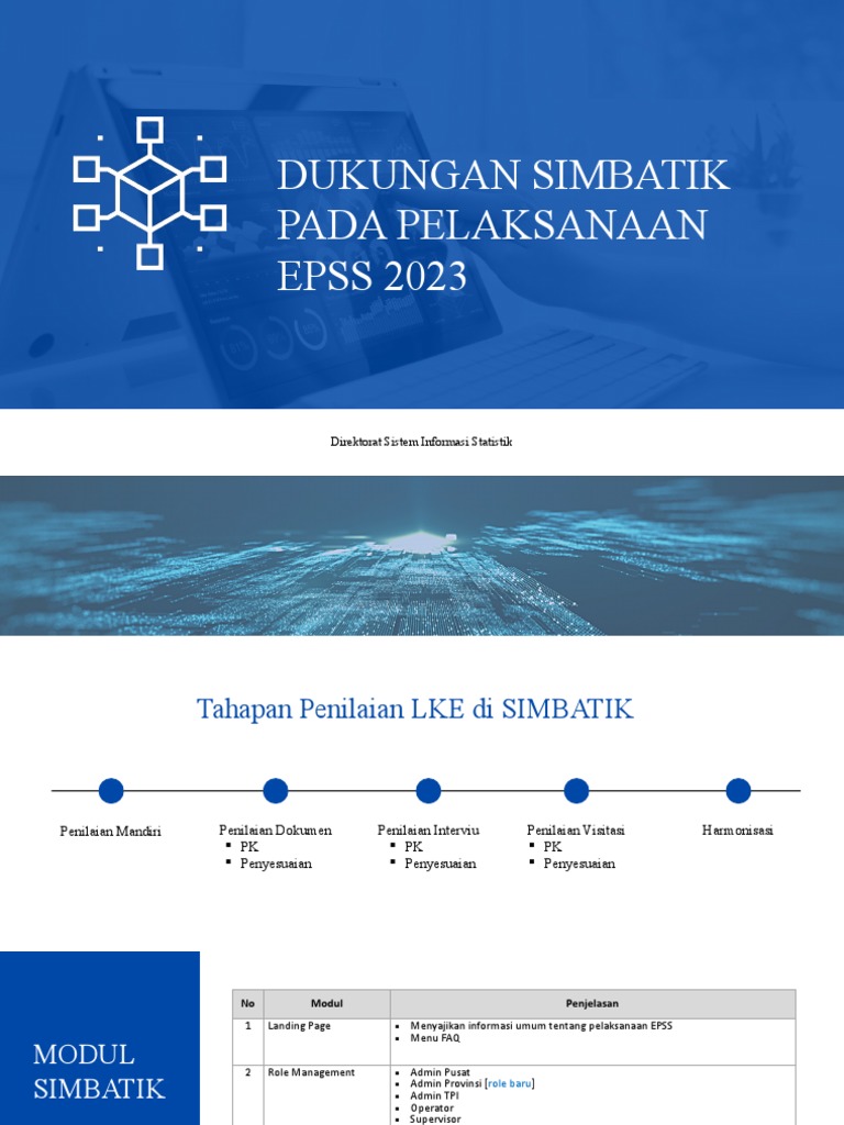 2023.04.11 Overview Simbatik Untuk EPSS 2023 | PDF