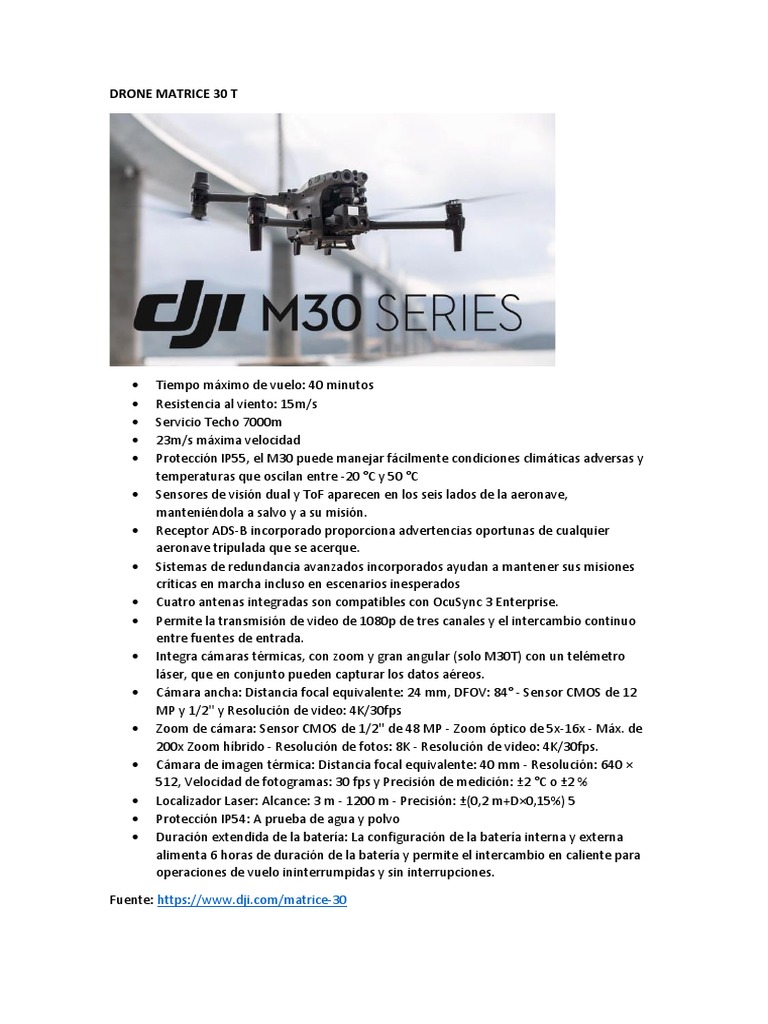 Matrice 30 T | PDF