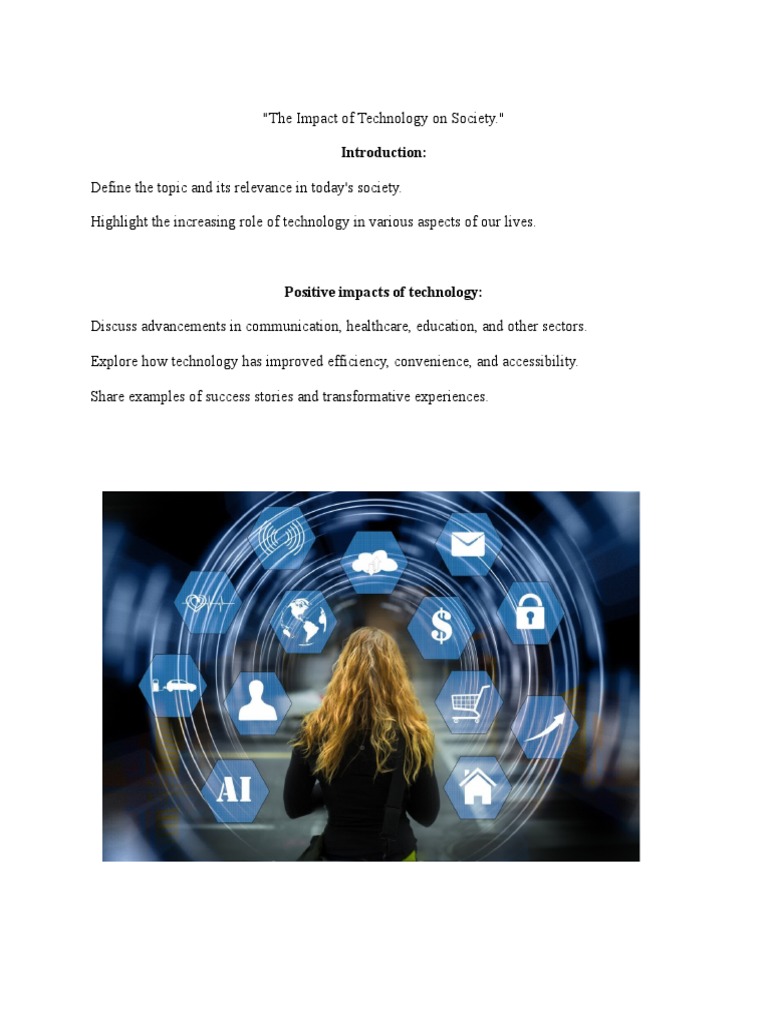 Technology's Societal Impact Explained | PDF | Social Science | Art