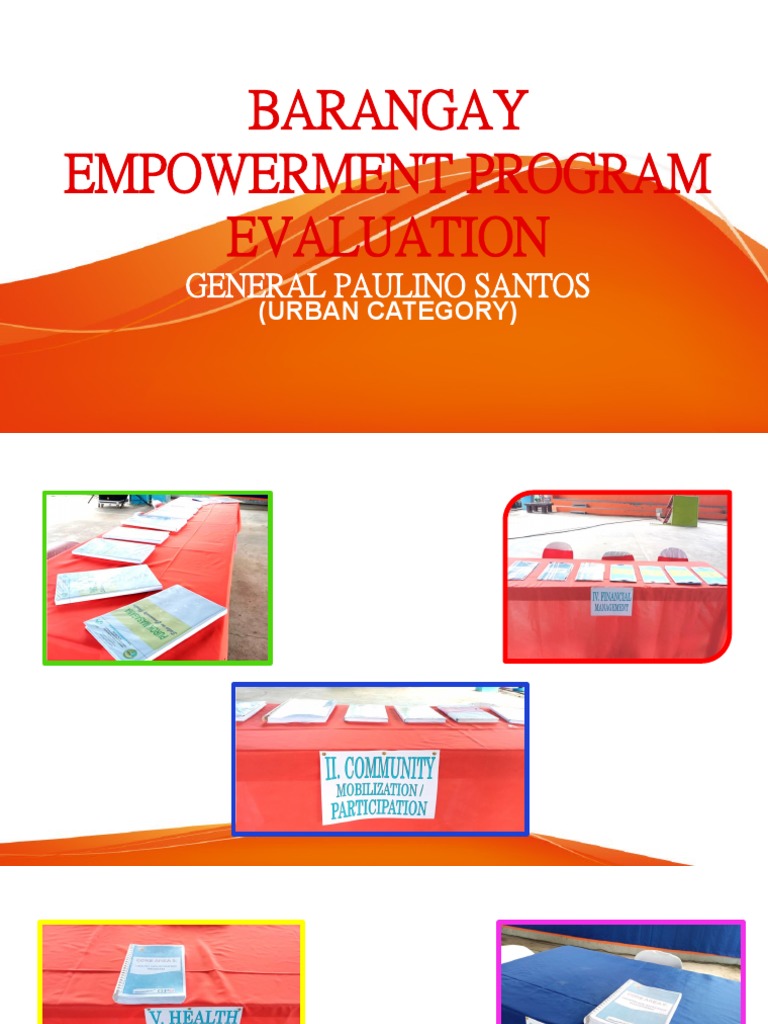 Barangay Empowerment Program | PDF