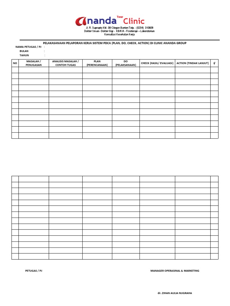 Sistem Pdca Word Pdf