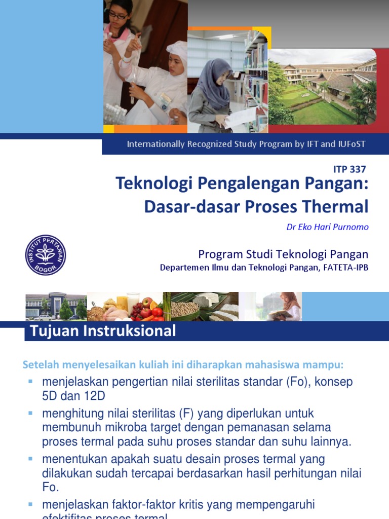 Dasar Proses Thermal dalam Pengalengan | PDF