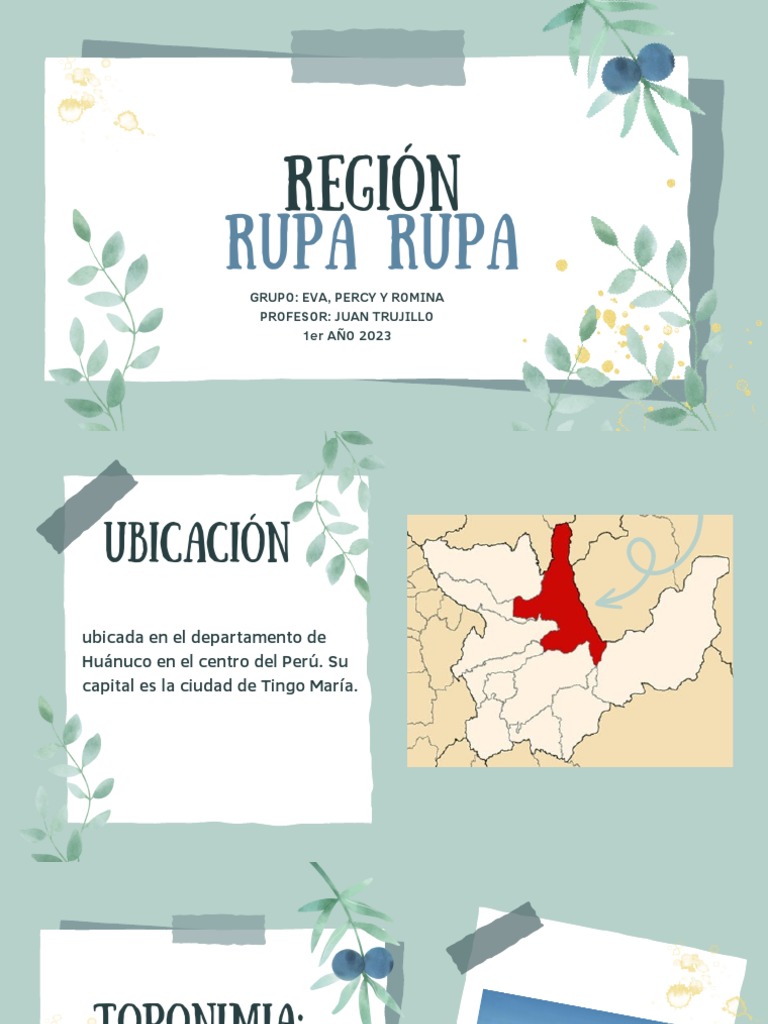 la region rupa rupa | PDF