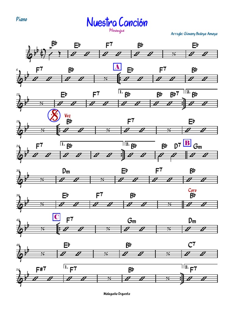 Nuestra Canción Piano | PDF