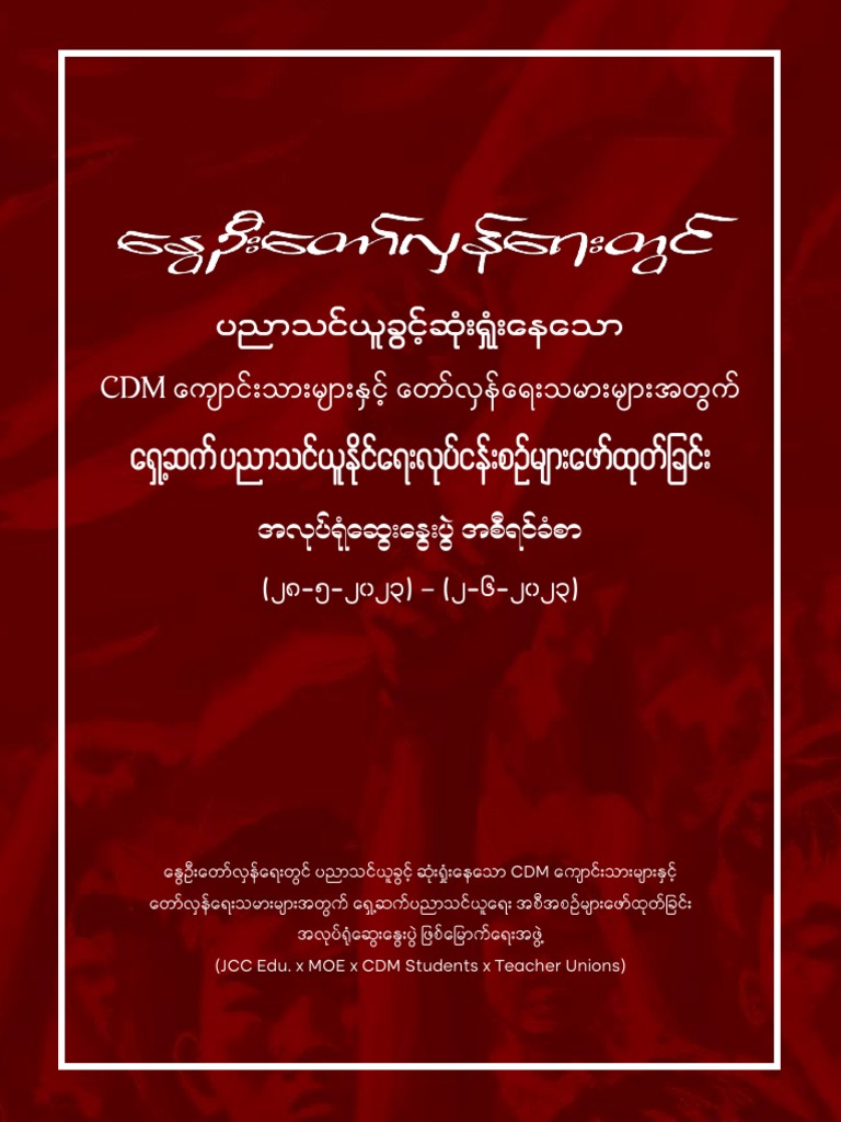 CDM Students Workshop Report | PDF