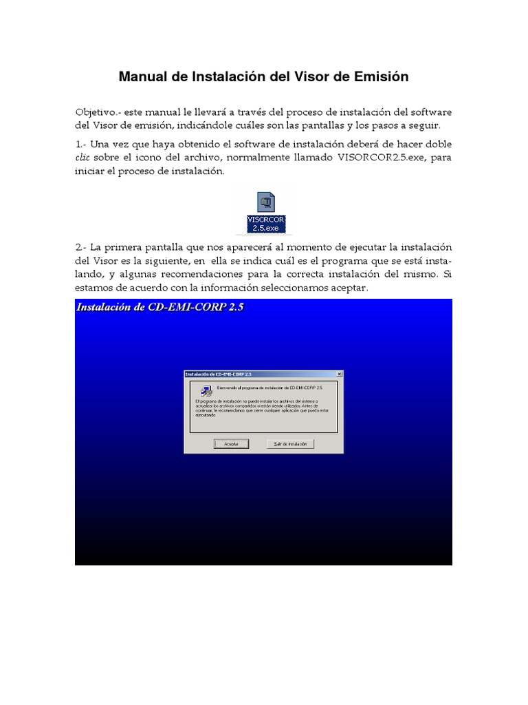 Manual in ST Visor | PDF