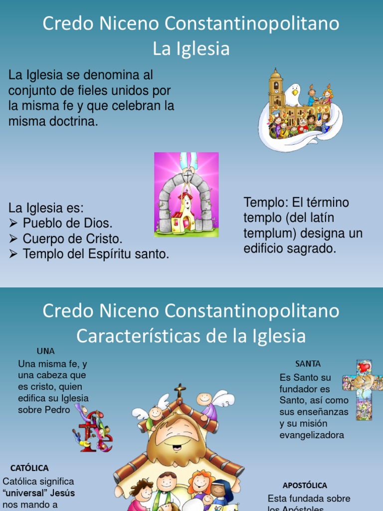 Credo Niceno La Iglesia 1-1 | PDF | Iglesia Católica | Cristo (título)