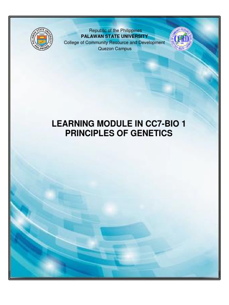 MODULE 5-Genetics | PDF | Dna Replication | Dna
