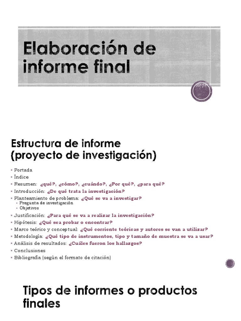 Informe Final | PDF