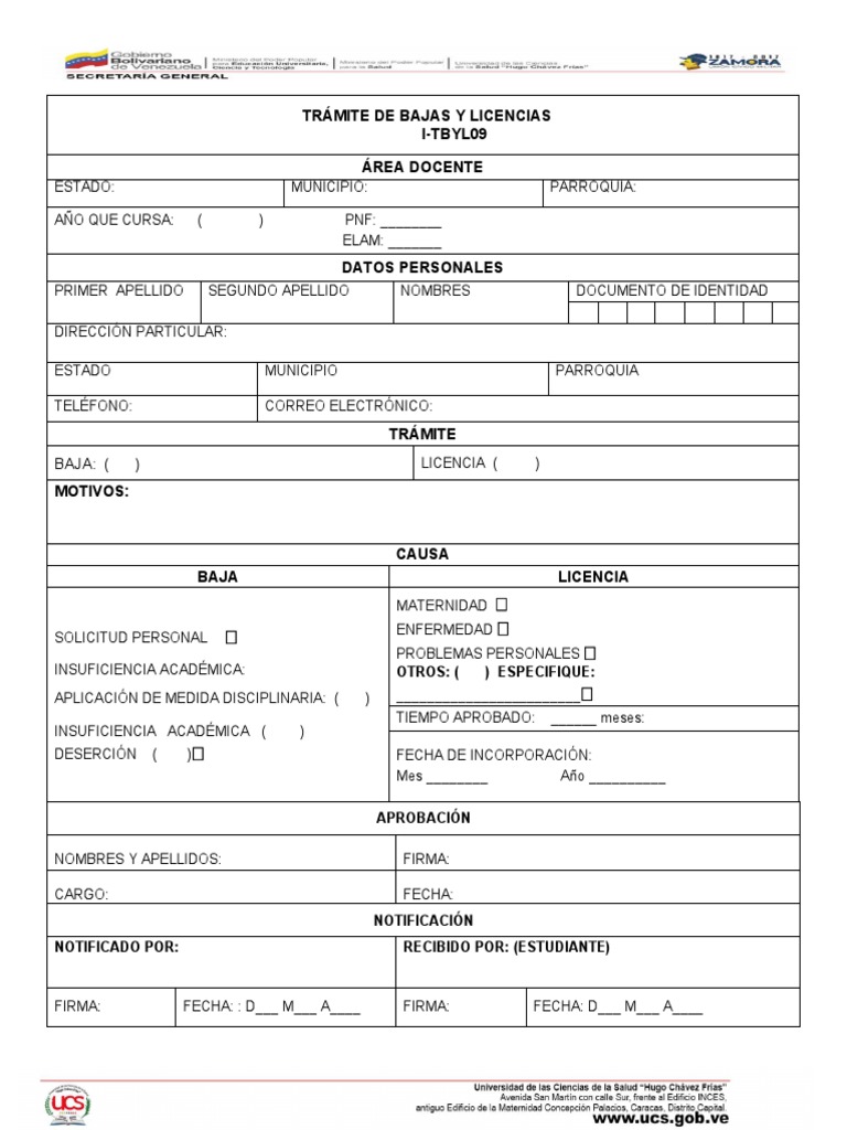 Bajas y Licencias | PDF