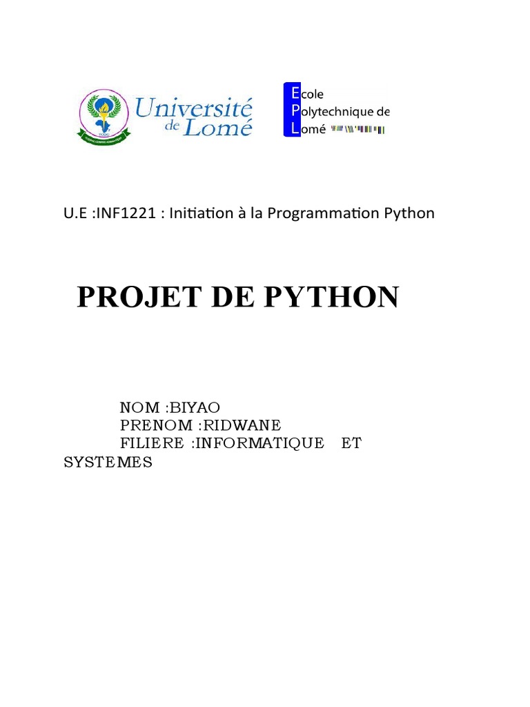 Projet de Python | PDF | Vitesse | Fonction trigonométrique