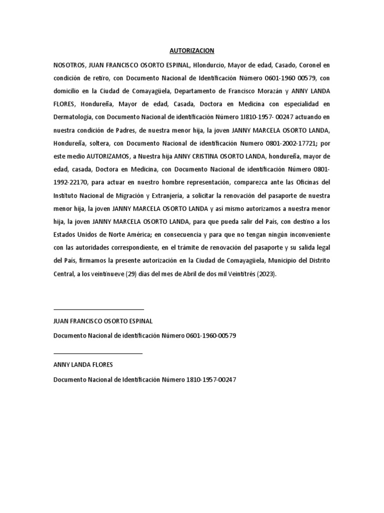 Autorizacion Notarial | PDF | Gobierno y personalidad