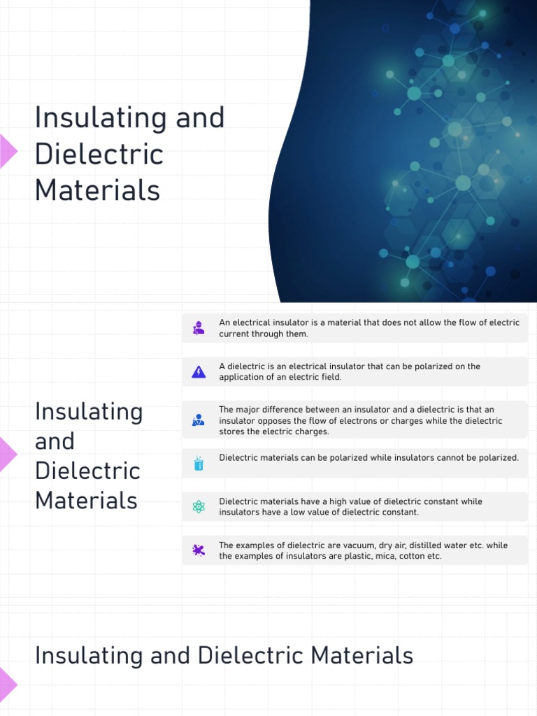 Dielectric vs Insulator Explained | PDF | Dielectric | Capacitor