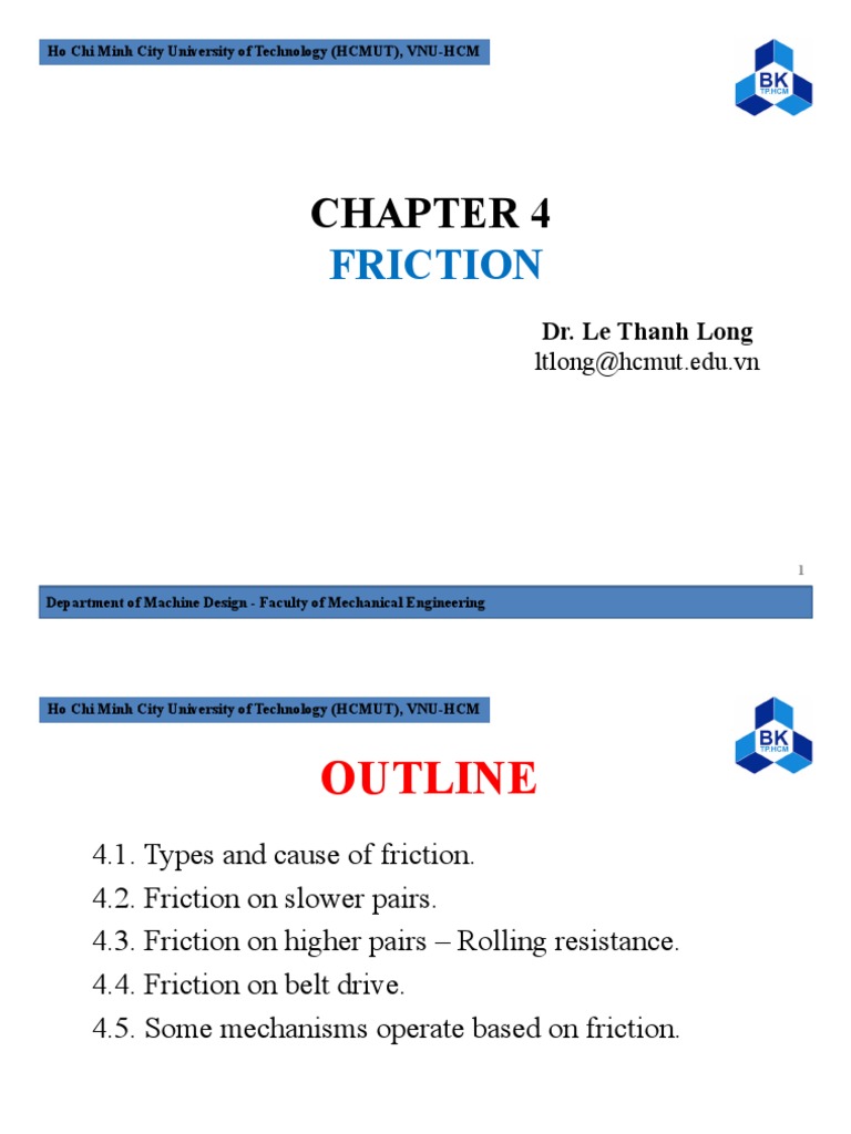 Chapter 4. Friction | PDF | Friction | Belt (Mechanical)