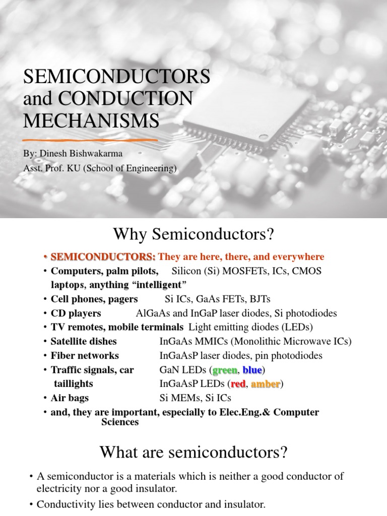 Semiconductor Basics for Engineers | PDF | Doping (Semiconductor) | Semiconductors