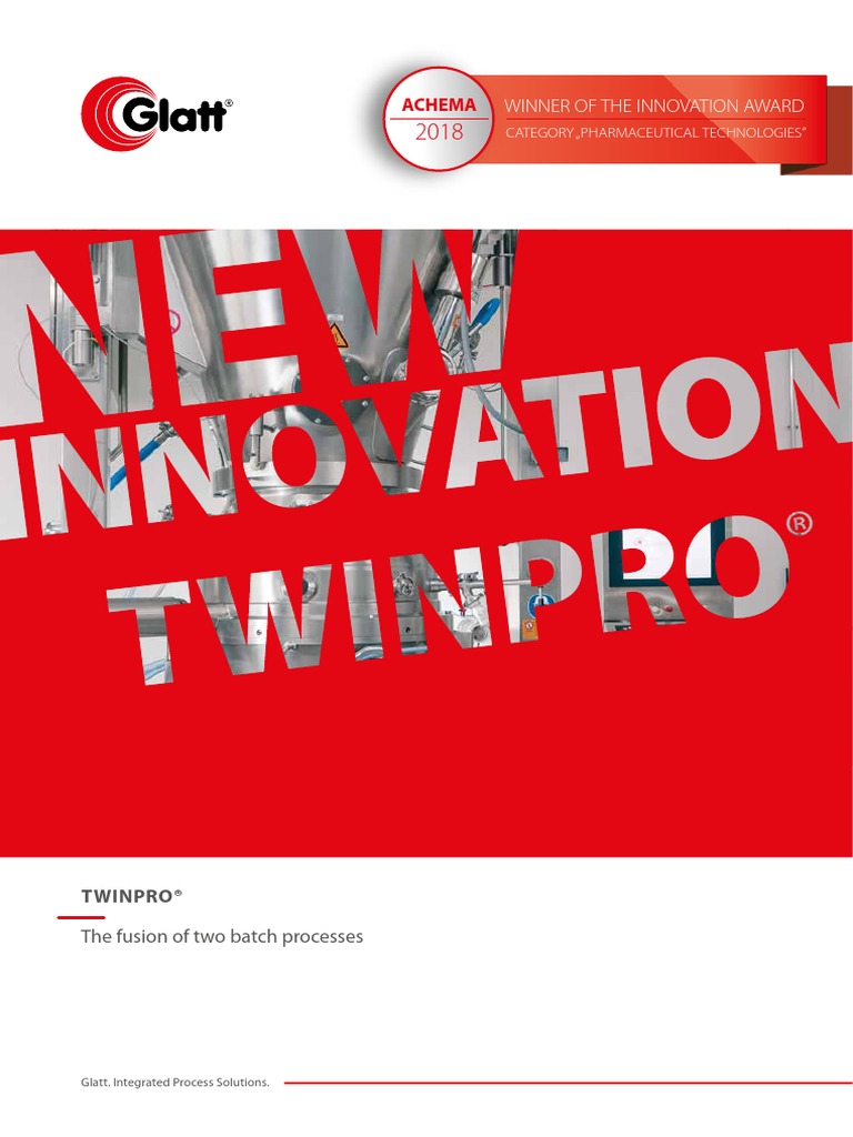 Glatt BRO PTP 227 TwinPro 2018-03 EN | PDF | Valve | Physical Sciences