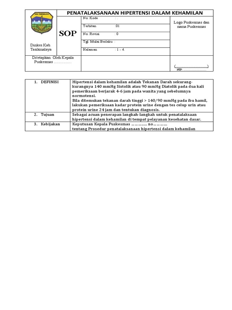 SOP HDK, PER,PEB 2 | PDF