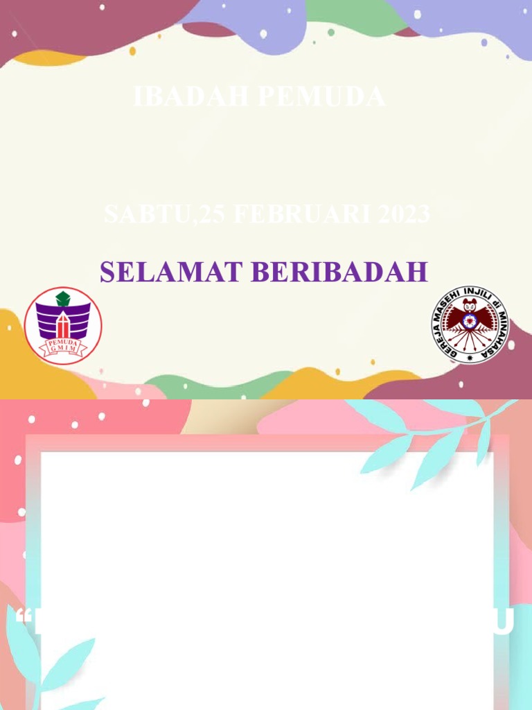 Power Point Ibadah Pemuda 3 | PDF