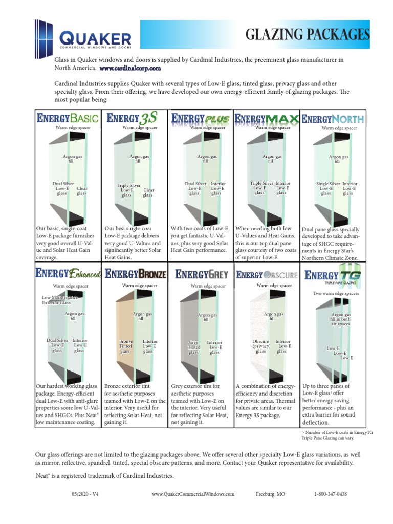 Glass Package Comparison Breakdowns With Corner Graphics 6 2020 | PDF ...