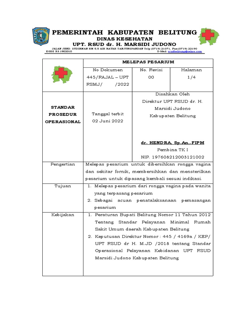 Spo Melepas Pessarium | PDF | Sains & Matematika