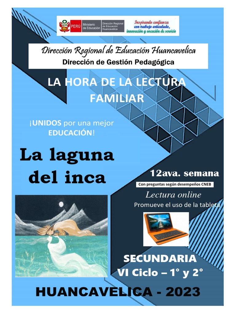 Semana 12 Secundaria Vi Ciclo 1er Y 2do Grado La Laguna Del