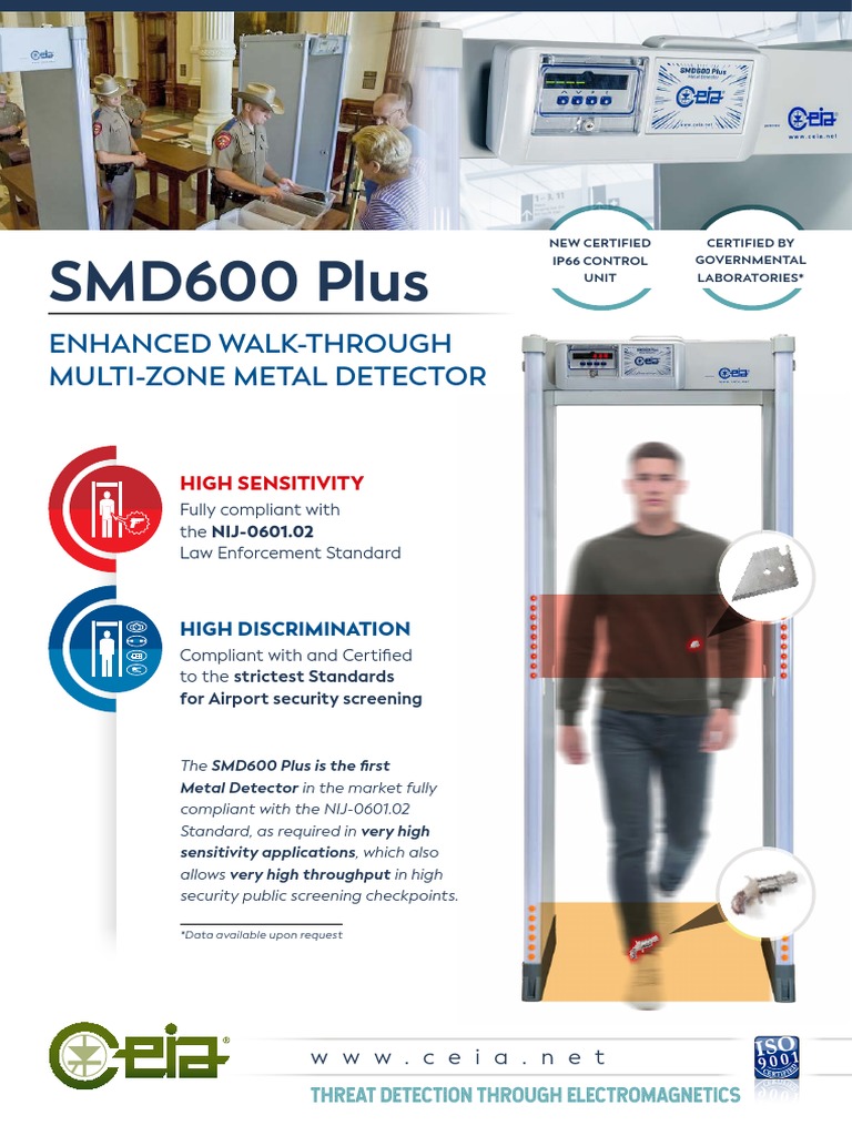 SMD600 Plusbrochure UK | PDF | Wi Fi | Metal Detector