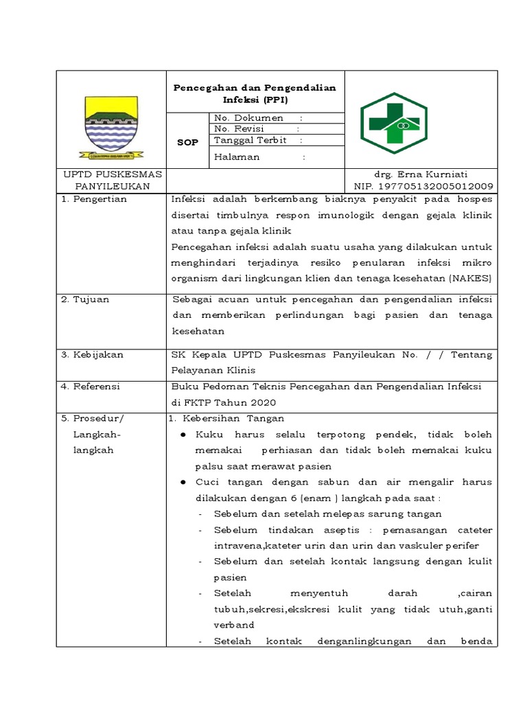 5.5.1.1 EP 1 SOP Pelaksanaan PPI | PDF