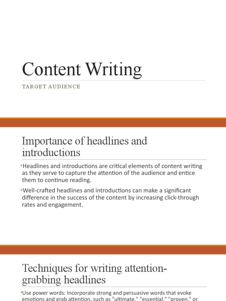 Content Writing - 3 | PDF