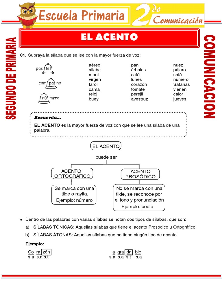 El-Acento 2° | PDF | Fonología | Fonética