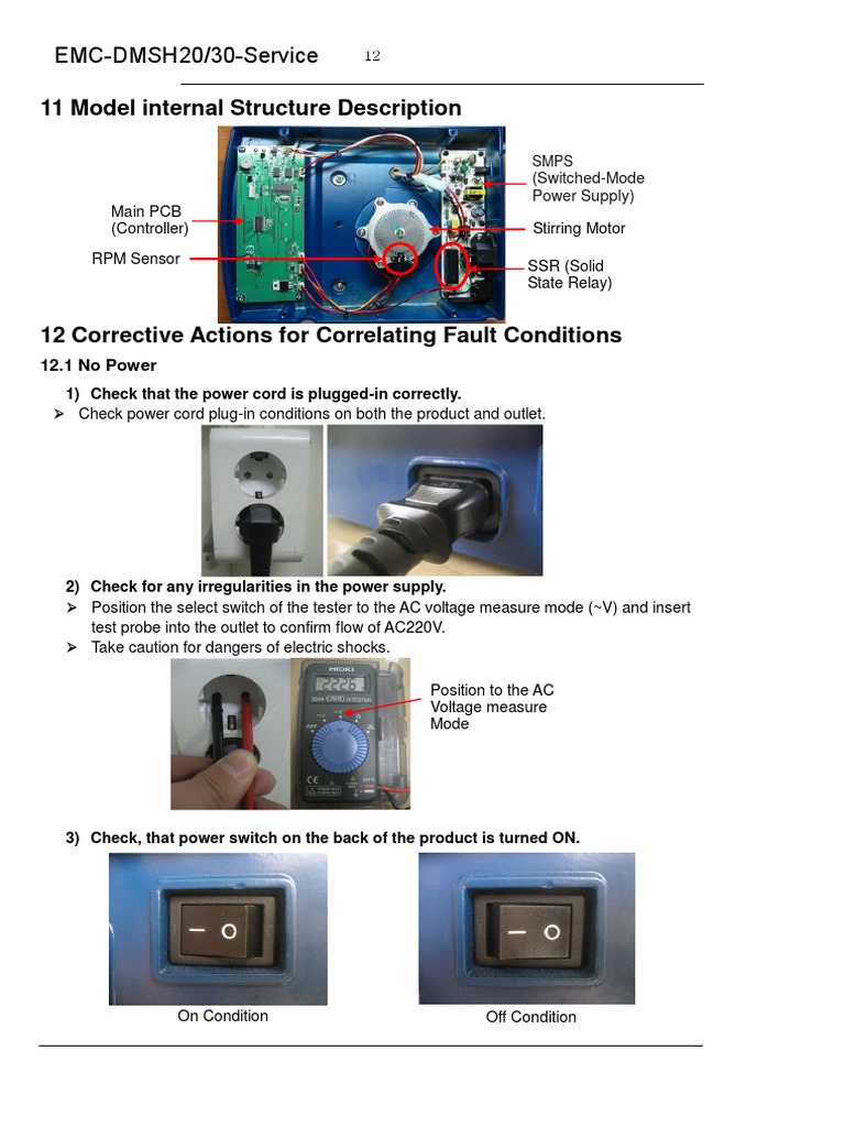 EMCLAB DMSH-D Servicemanual - Englisch - V - 29062015 | PDF | Power Supply | Electrical Connector