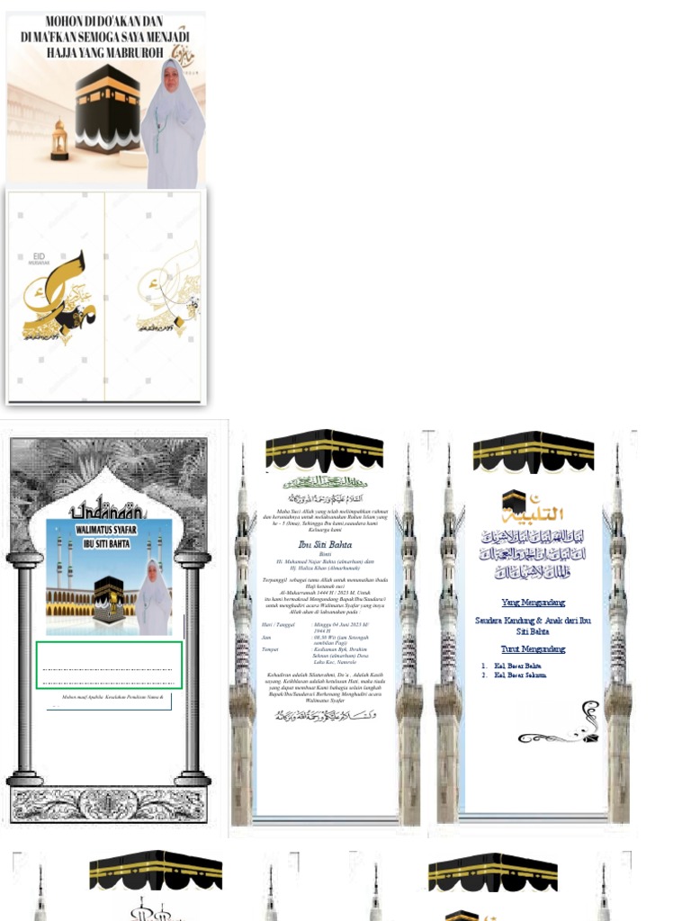 Undangan Haji Bpa Junaid 2 | PDF